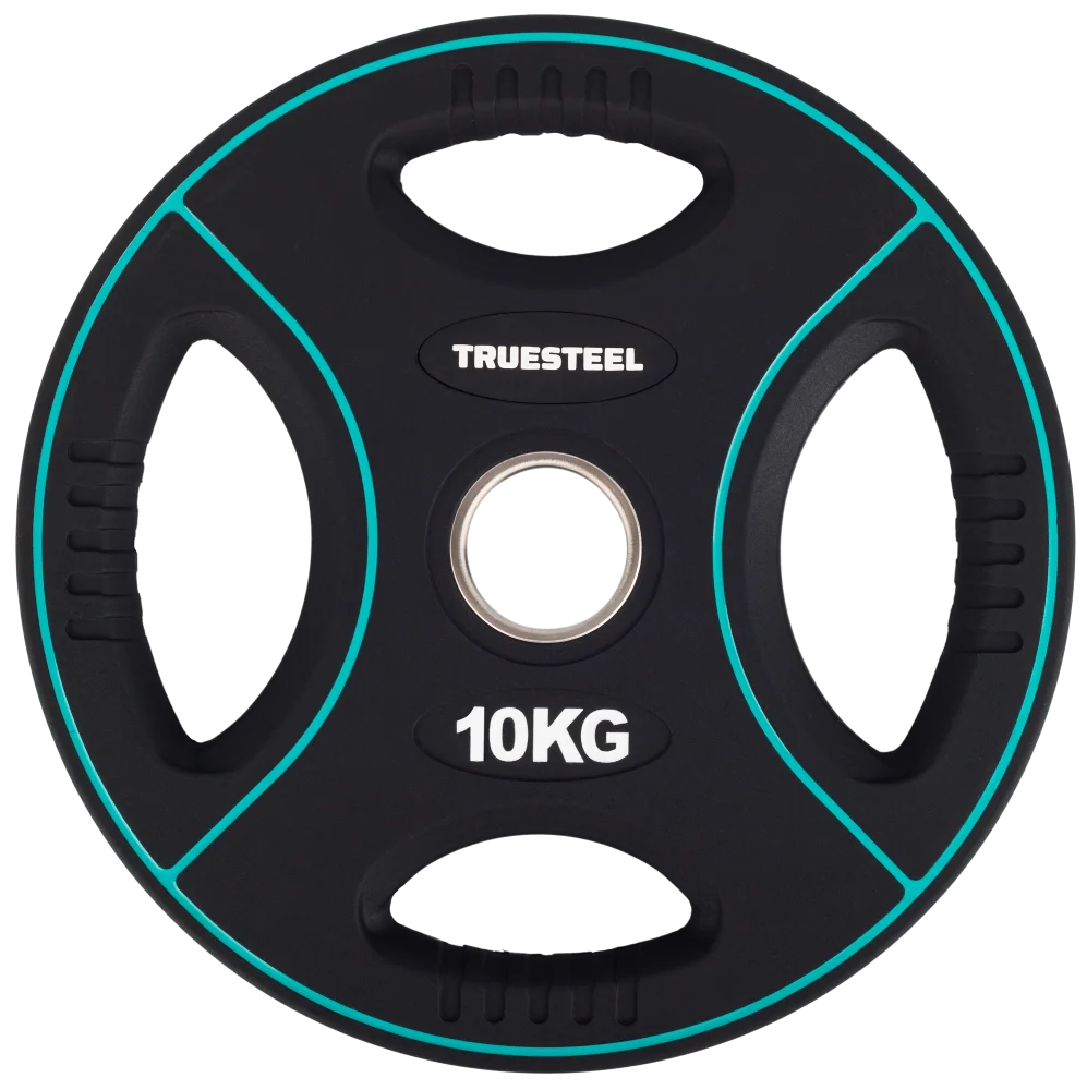 Polyurethane discs | TRUESTEEL - Weight: 10 kg - TRUESTEEL logo